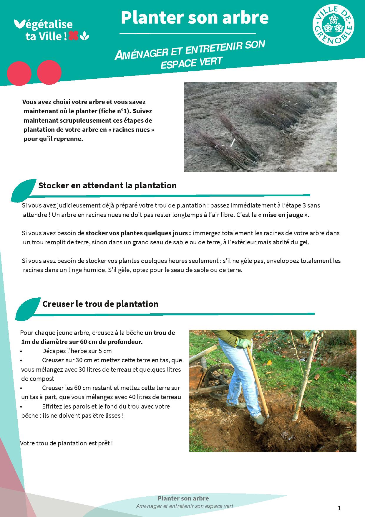 Planter son arbre - aide au particuliers - fiche de la ville de ...